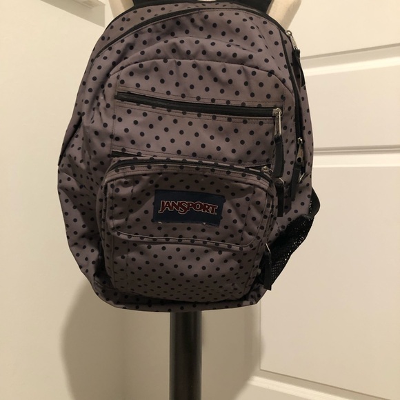 Jansport | Bags | Jansport Large Polka Dot Backpack | Poshmark